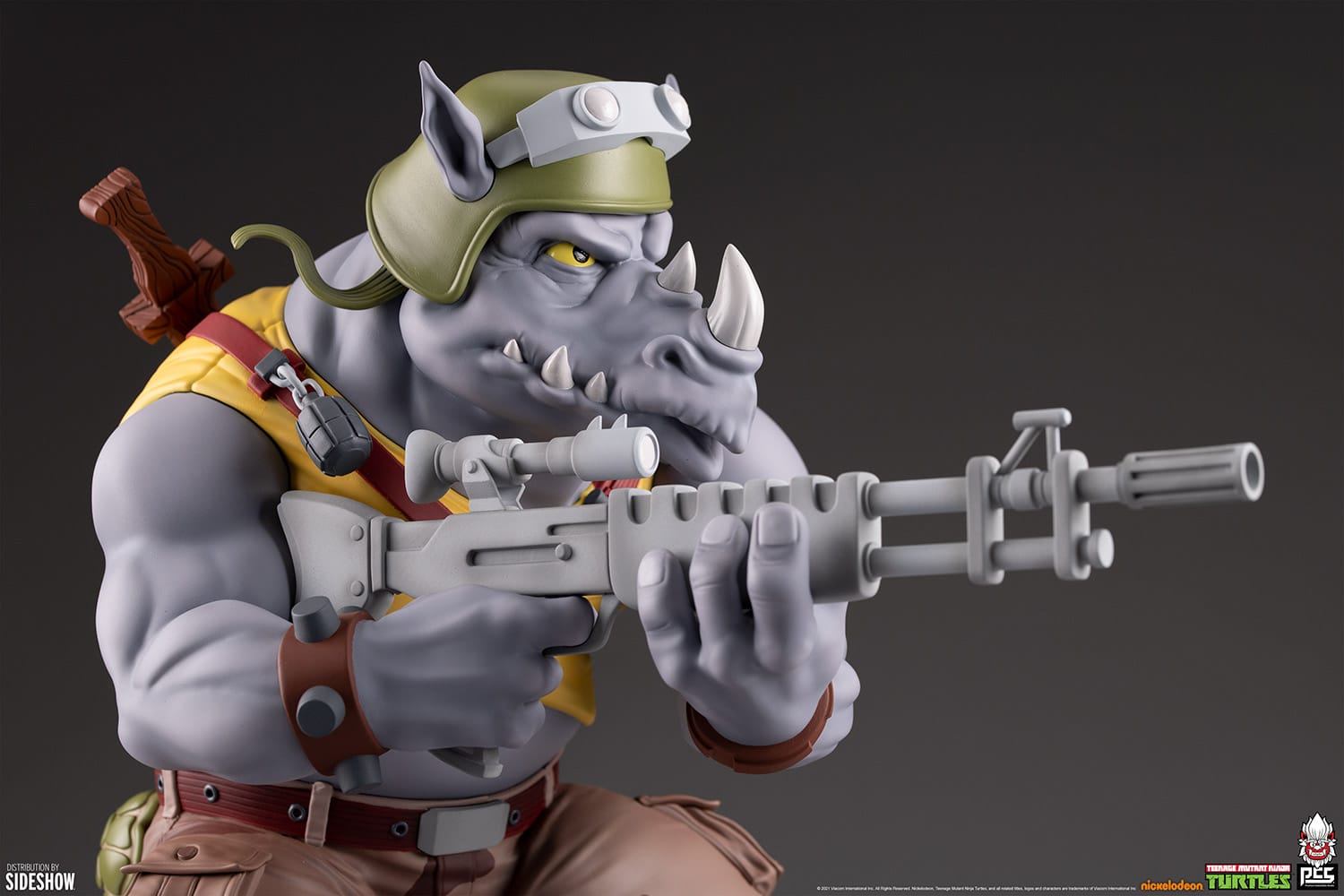 Teenage Mutant Ninja Turtles: Rocksteady 1/4 Scale Statue - Comic Concepts