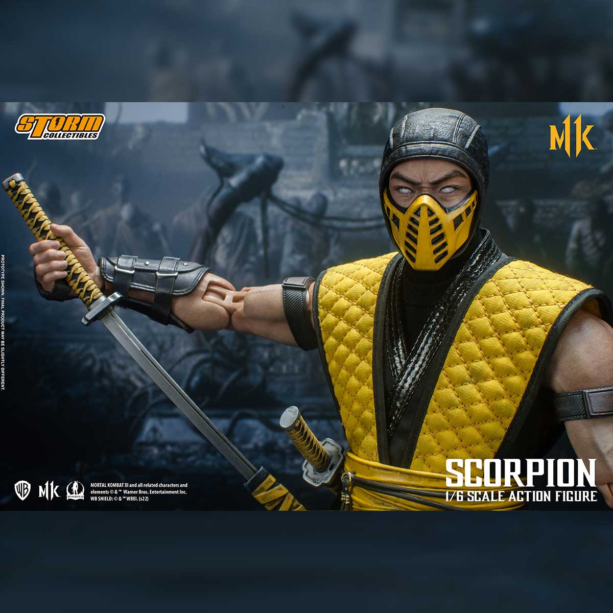 Mortal Kombat II Scorpion Sixth Scale Figure - Comic Concepts