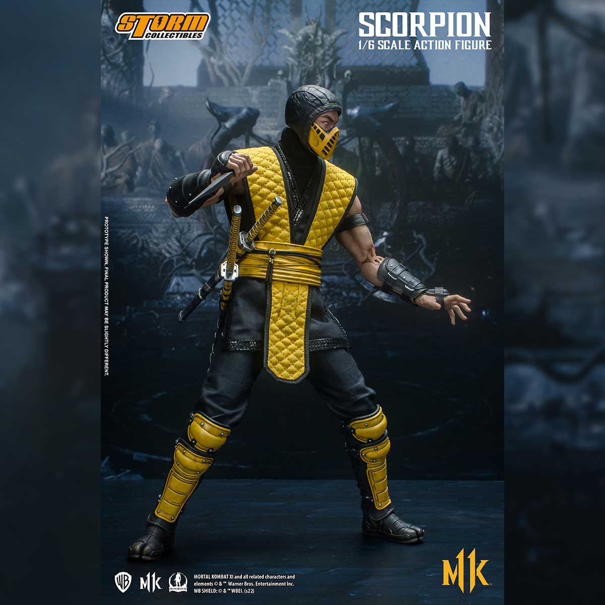 Mortal Kombat II Scorpion Sixth Scale Figure - Comic Concepts
