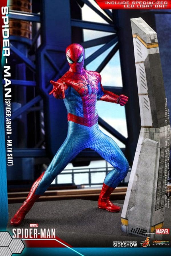 Spider-Man Spider Armor Sixth Scale Figure MK IV Suit - Comic Concepts