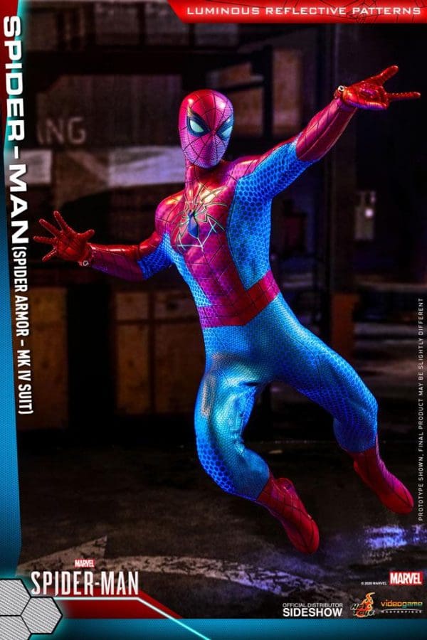 Spider-Man Spider Armor Sixth Scale Figure MK IV Suit - Comic Concepts