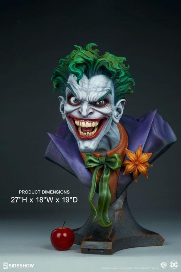 The Joker Life-Size Bust – Comic Concepts