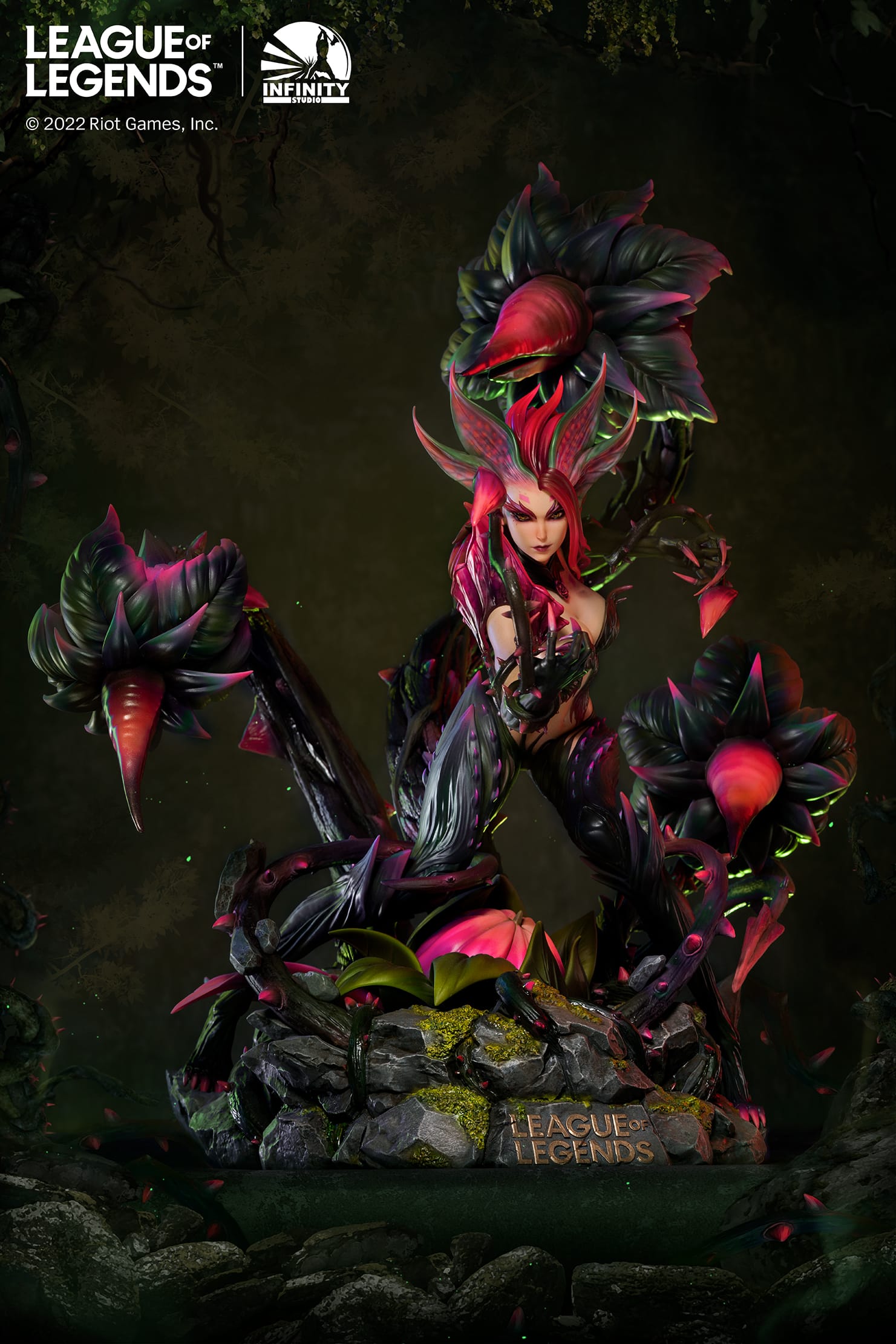 Infinity Studio League of Legends Rise of the Thorns Zyra Statue ...