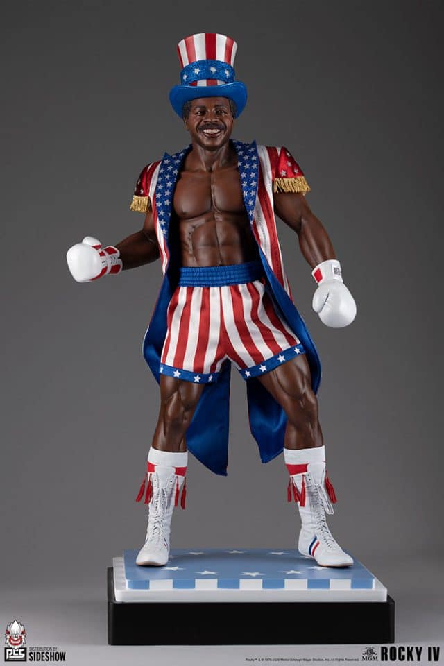 Rocky IV Apollo Creed Statue - Comic Concepts