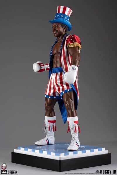Rocky IV Apollo Creed Statue - Comic Concepts