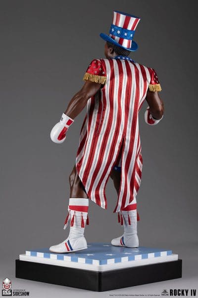 Rocky IV Apollo Creed Statue - Comic Concepts