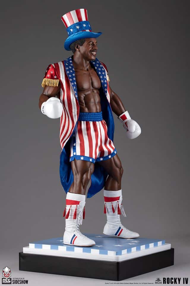 Rocky IV Apollo Creed Statue - Comic Concepts