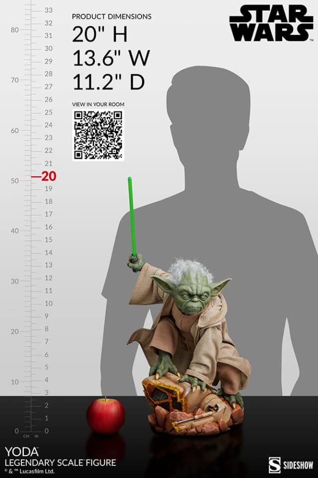 Sideshow Collectibles Yoda Legendary Scale Figure Star Wars Limited ...