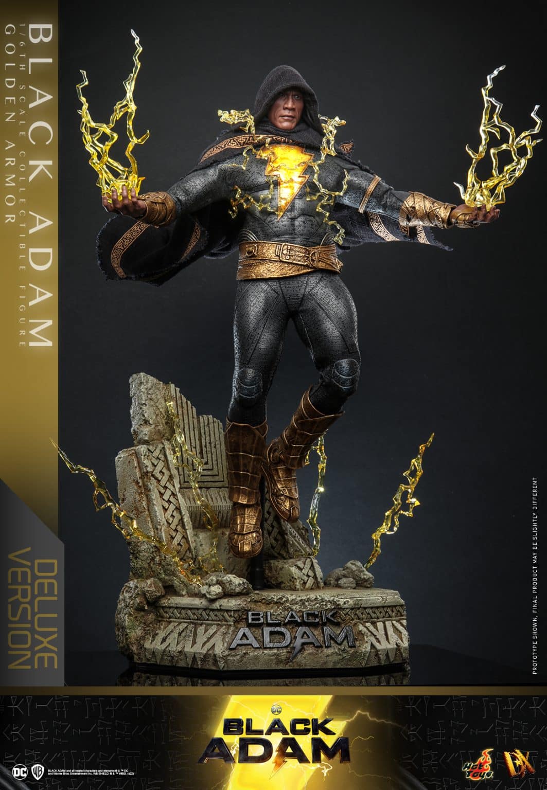 Black Adam Golden Armor Sixth Scale Figure Deluxe – Comic Concepts