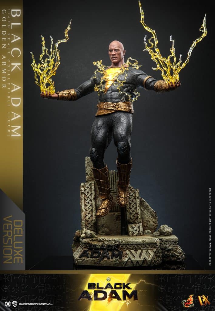 Black Adam Golden Armor Sixth Scale Figure Deluxe – Comic Concepts