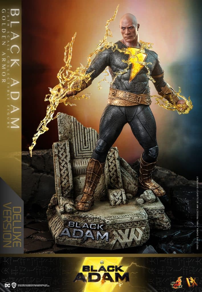 Black Adam Golden Armor Sixth Scale Figure Deluxe – Comic Concepts