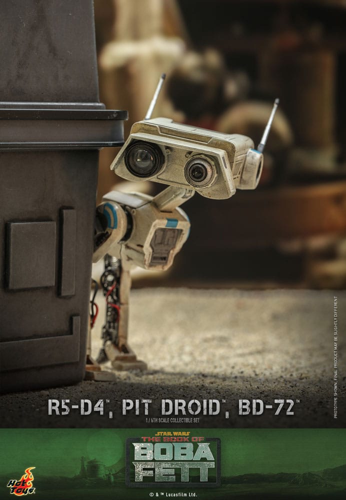 Star Wars R5-D4, Pit Droid, and BD-72 Sixth Scale Figure Set - Comic ...