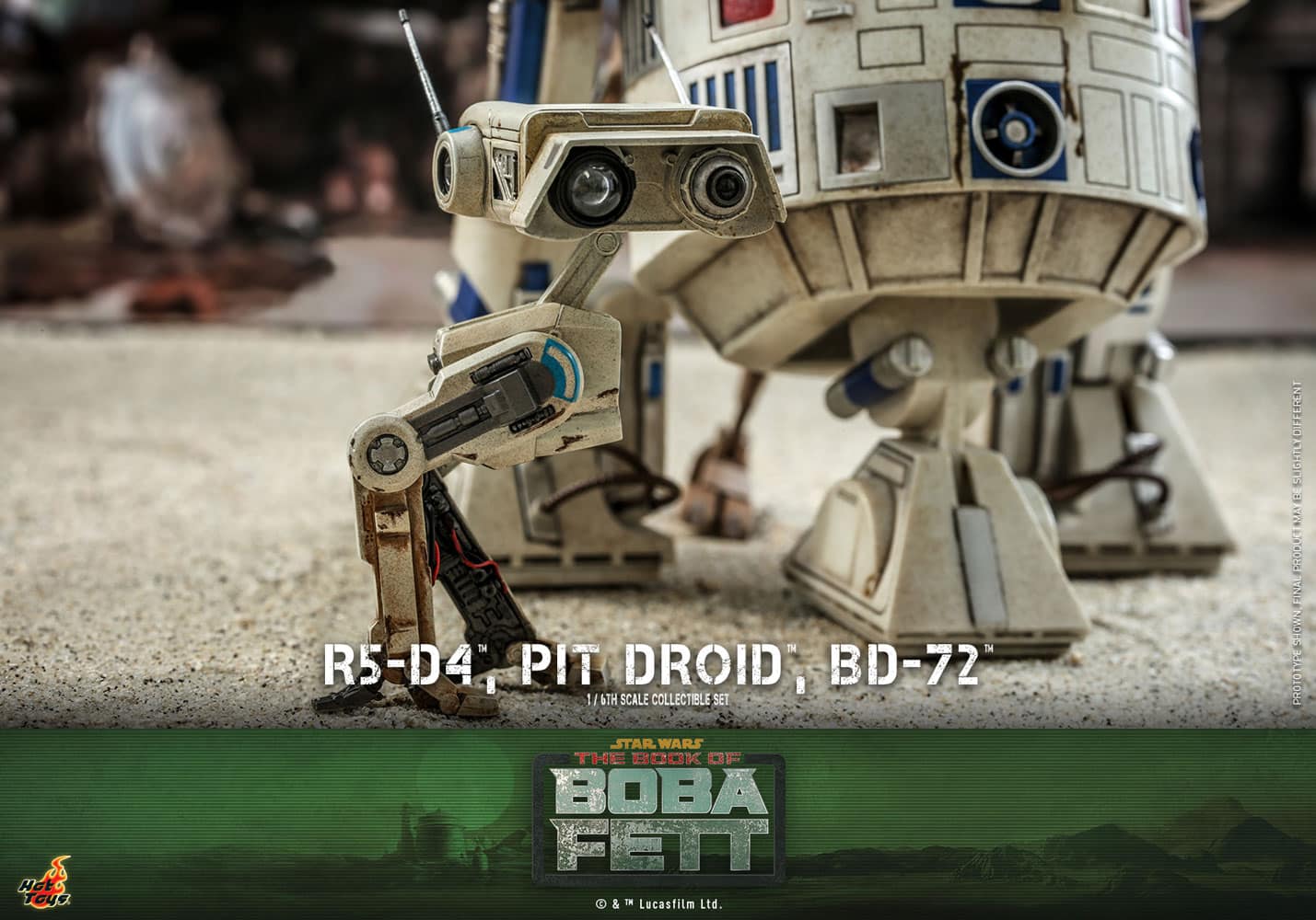 Star Wars R5-D4, Pit Droid, and BD-72 Sixth Scale Figure Set - Comic ...