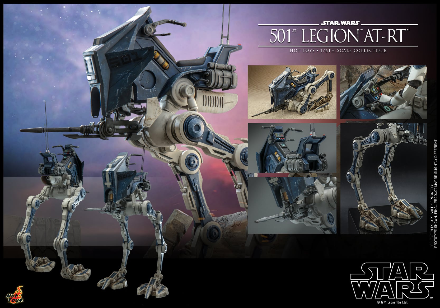 501st Legion AT-RT Collectible Figure - Comic Concepts
