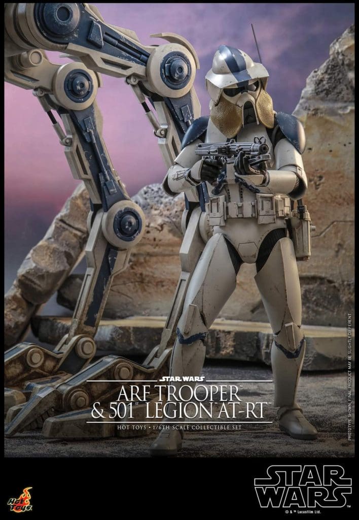 ARF Trooper and 501st Legion AT-RT Collectible Figure Set – Comic Concepts