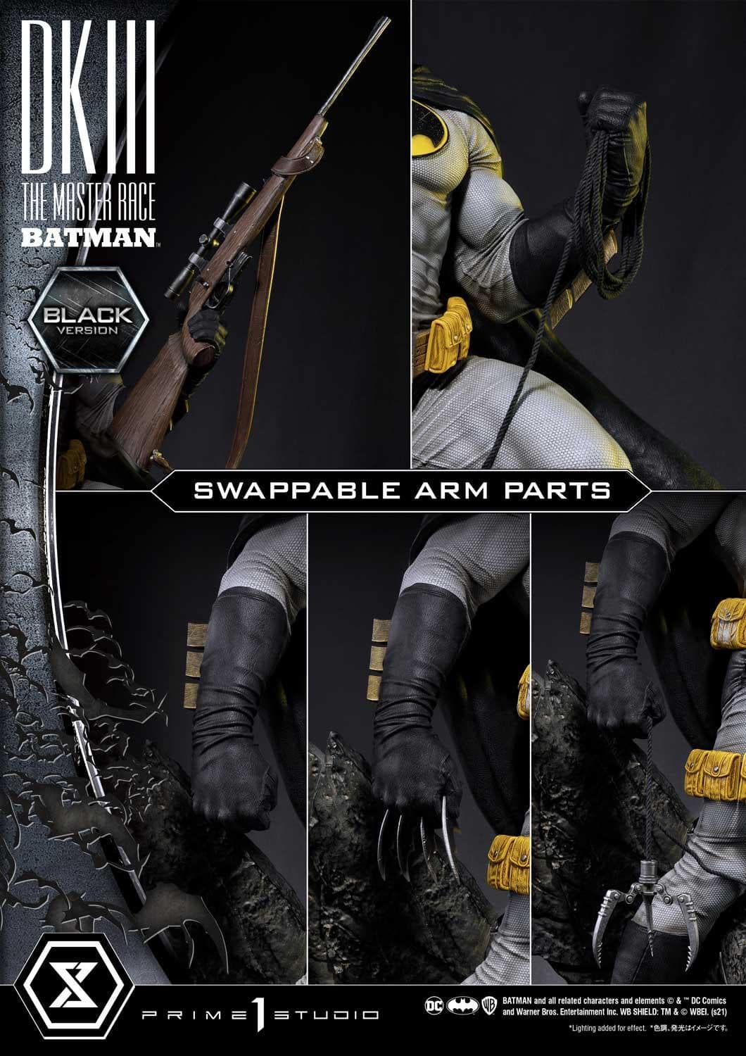 Prime 1 Studio Batman DKIII The Master Race Statue Black Variant ...