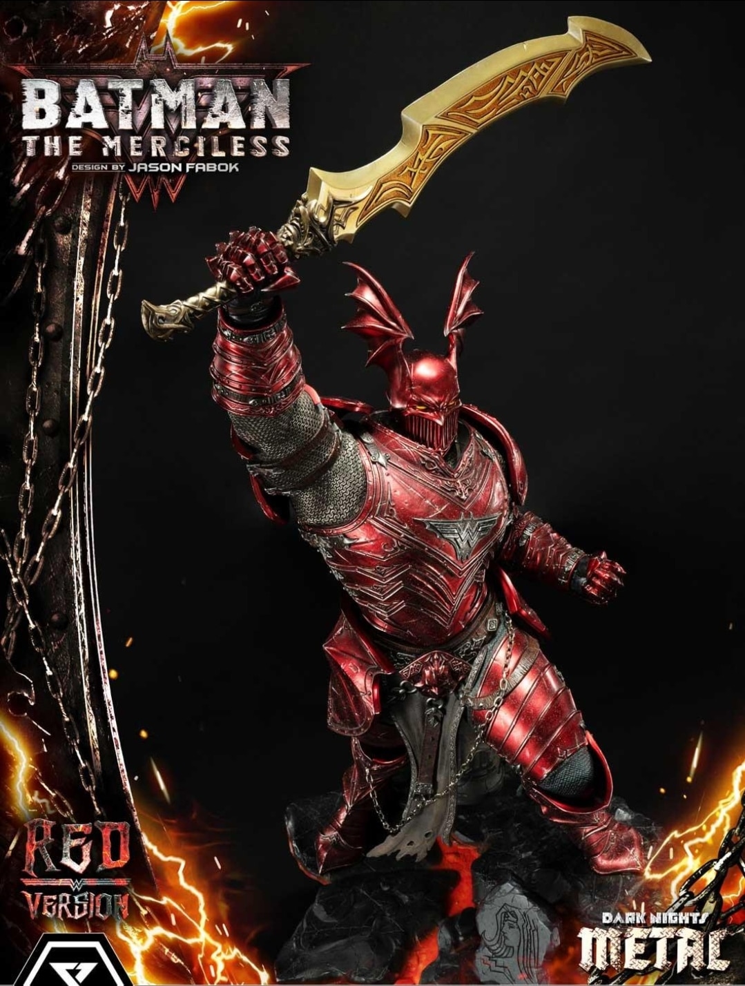The Merciless Statue Red Variant - Comic Concepts