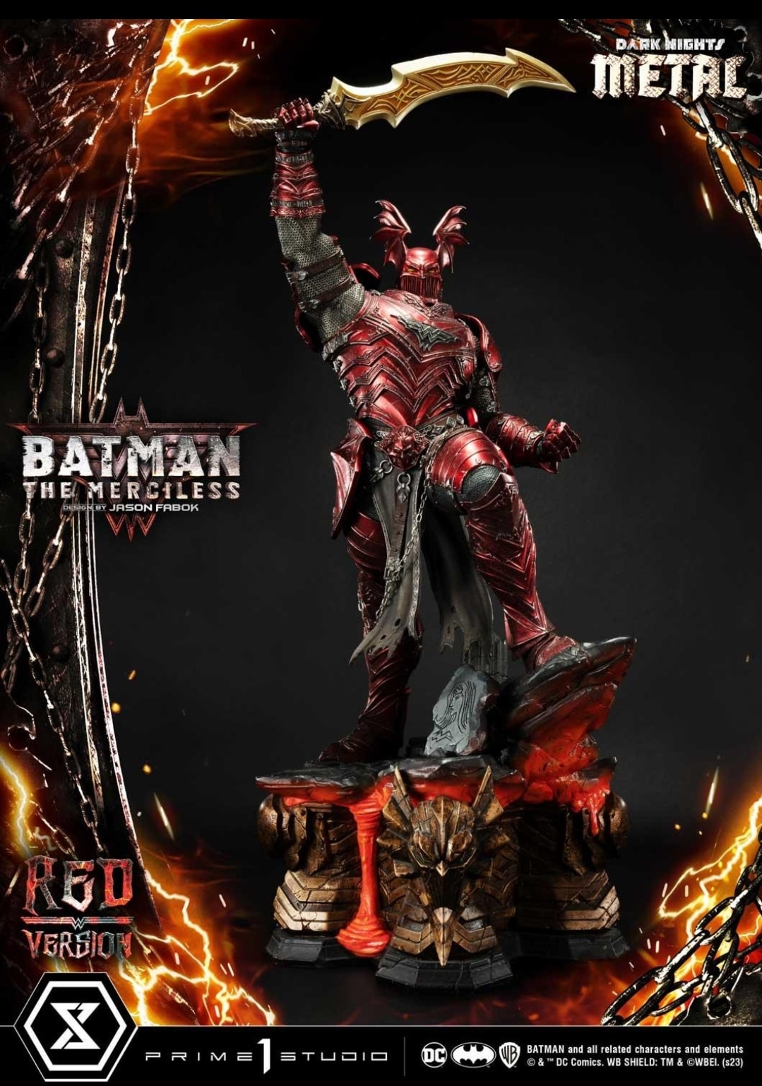 The Merciless Statue Red Variant - Comic Concepts