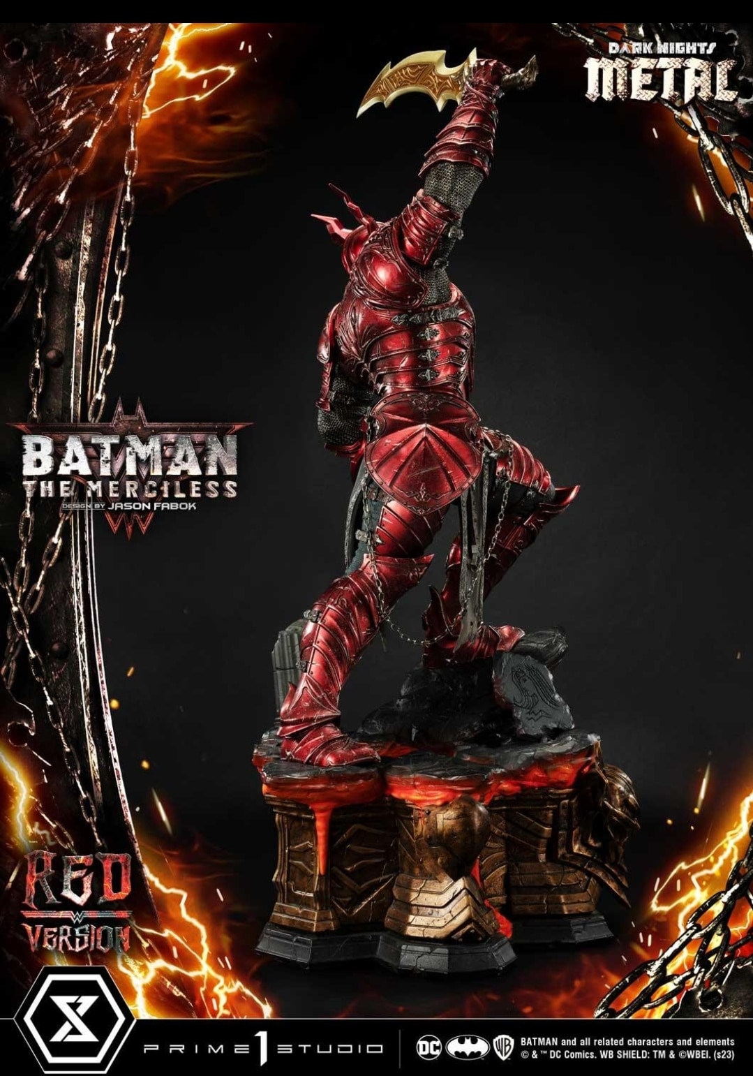 The Merciless Statue Red Variant - Comic Concepts