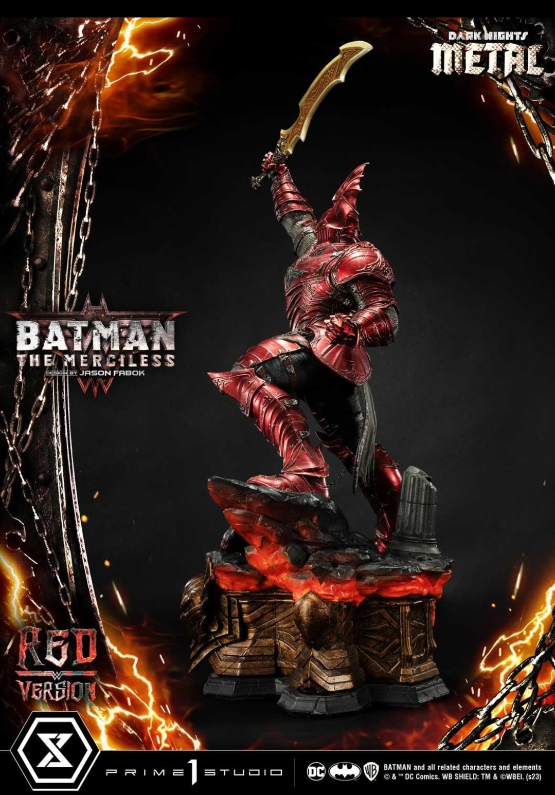 The Merciless Statue Red Variant - Comic Concepts