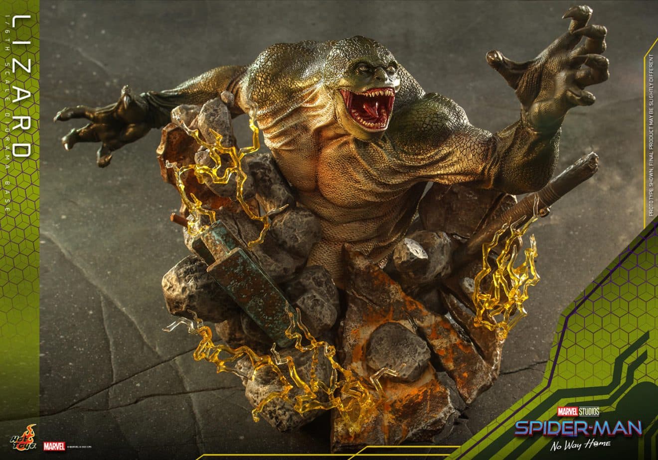 Hot Toys The Amazing Spider-Man Lizard Diorama Base - Comic Concepts