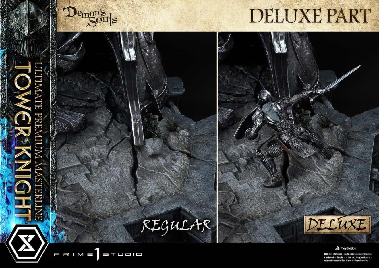 Prime 1 Studio Demon's Souls Tower Knight Statue Limited Collectible ...