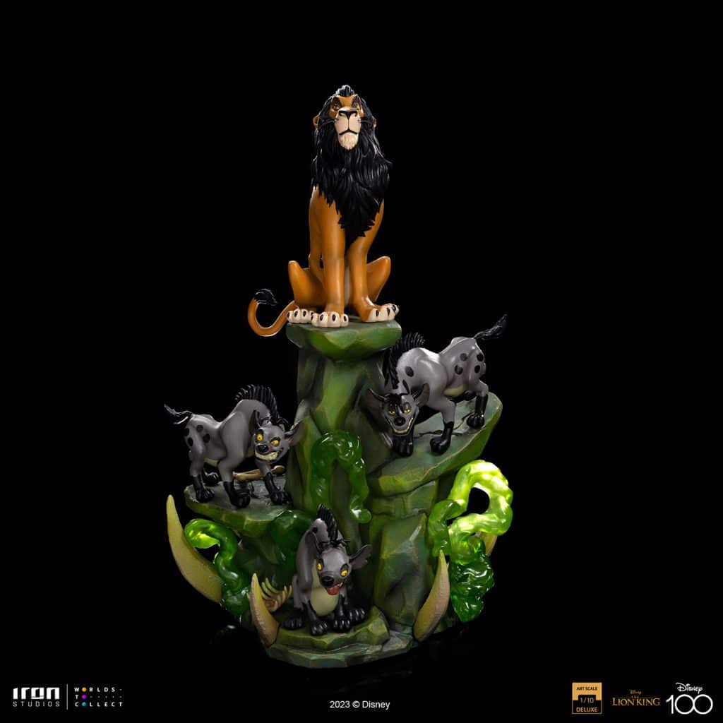 Iron Studios Scar Deluxe Statue The Lion King Limited Collectible ...