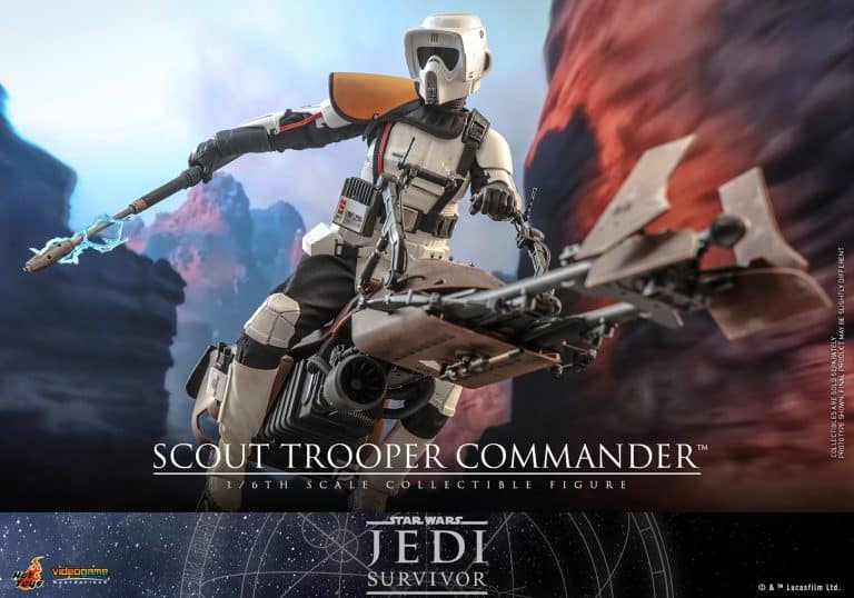 Hot Toys Scout Trooper Commander Figure Star Wars Sixth Scale Limited ...