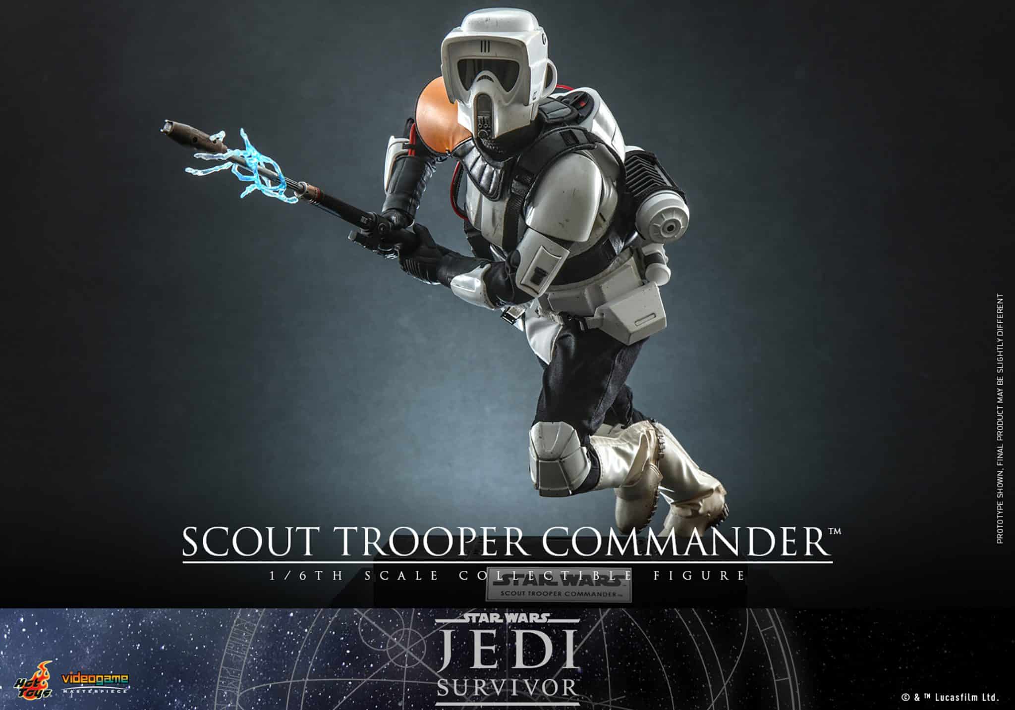 Hot Toys Scout Trooper Commander Figure Star Wars Sixth Scale Limited ...
