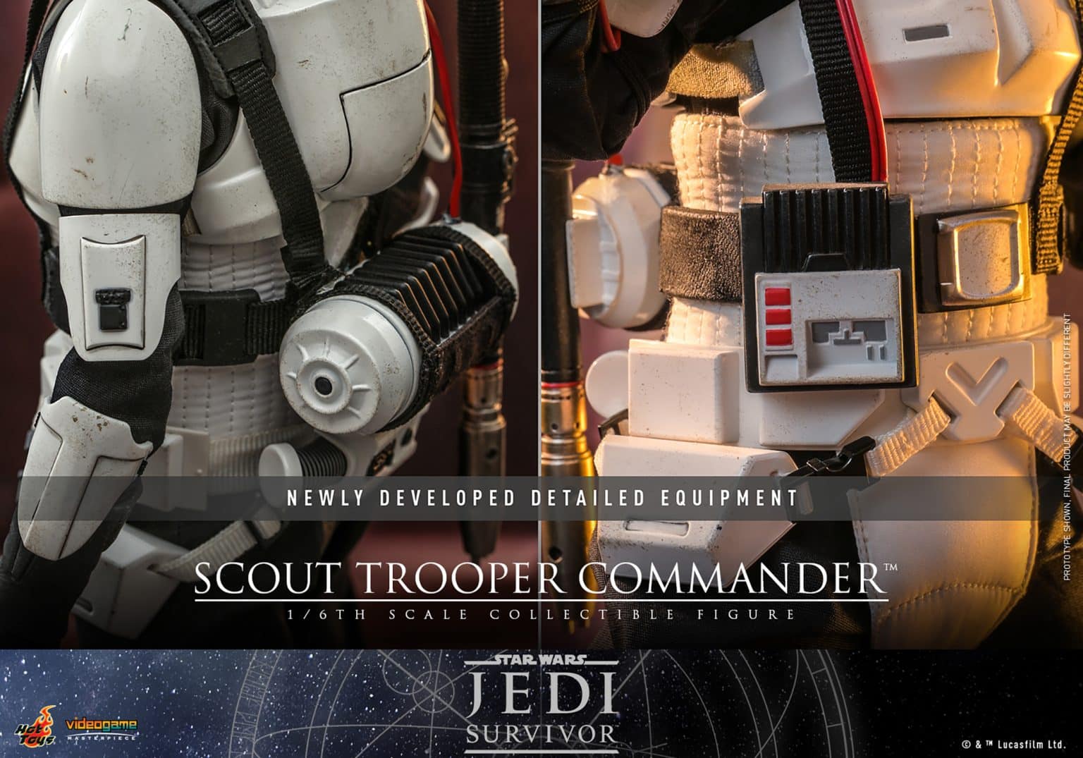 Hot Toys Scout Trooper Commander Figure Star Wars Sixth Scale Limited ...