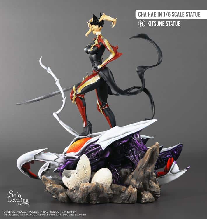 Kitsune Chae Hae-In Statue Solo Leveling Limited Edition Collectible 1/ ...