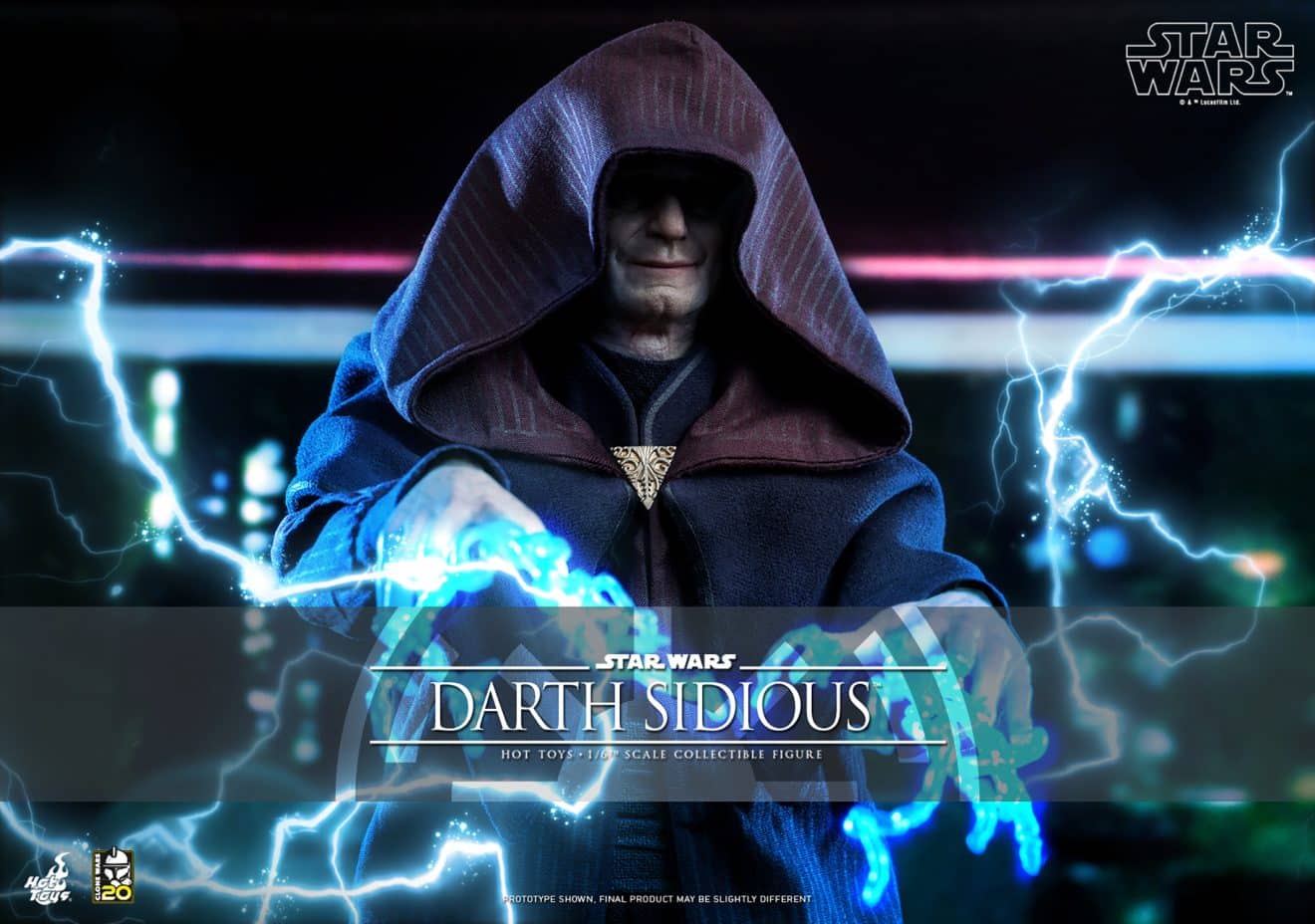 Hot Toys Darth Sidious Figure Star Wars Sixth Scale Limited Collectible ...