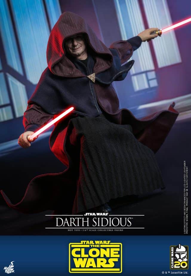Hot Toys Darth Sidious Figure Star Wars Sixth Scale Limited Collectible ...