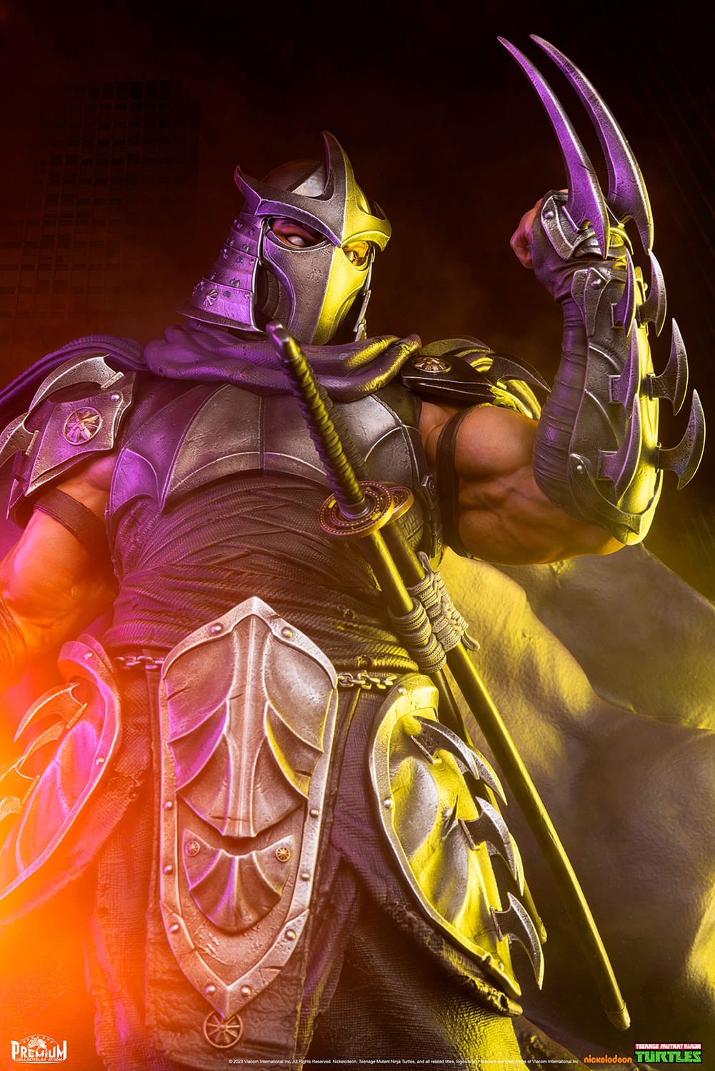 PCS Shredder Statue Teenage Mutant Ninja Turtles Limited Collectible 1/ ...