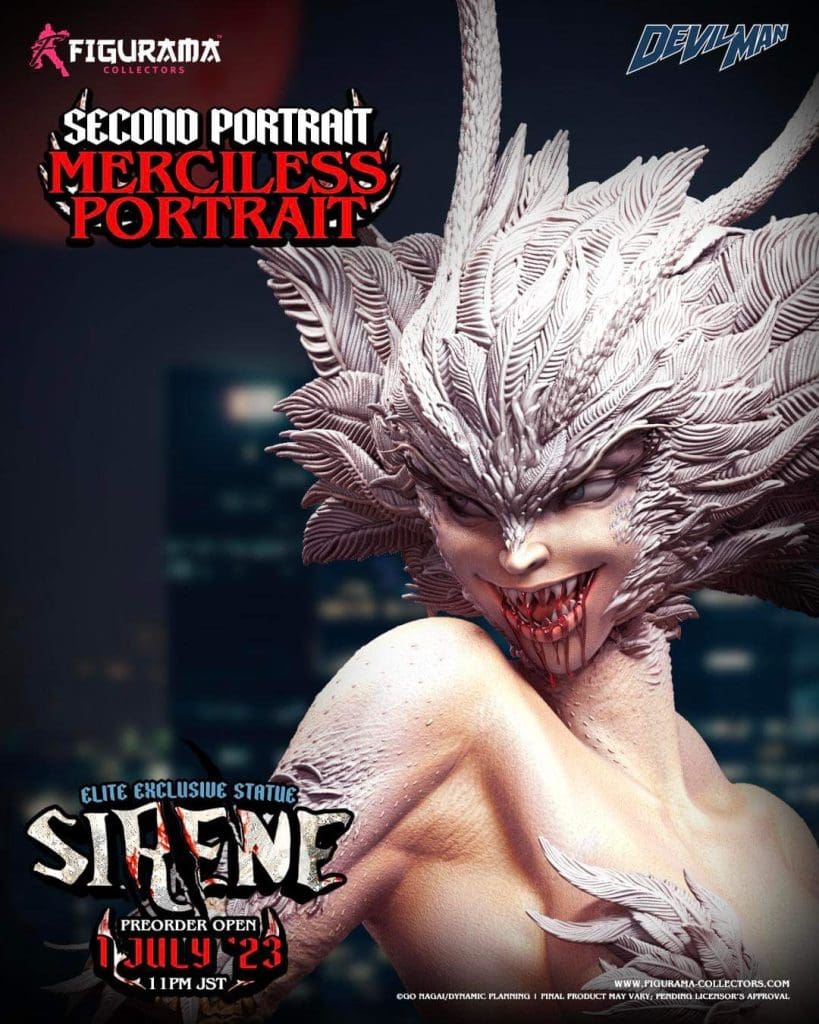 Figurama Sirene Elite Exclusive Statue 1/4 Scale Devilman Limited Collectible - Comic Concepts