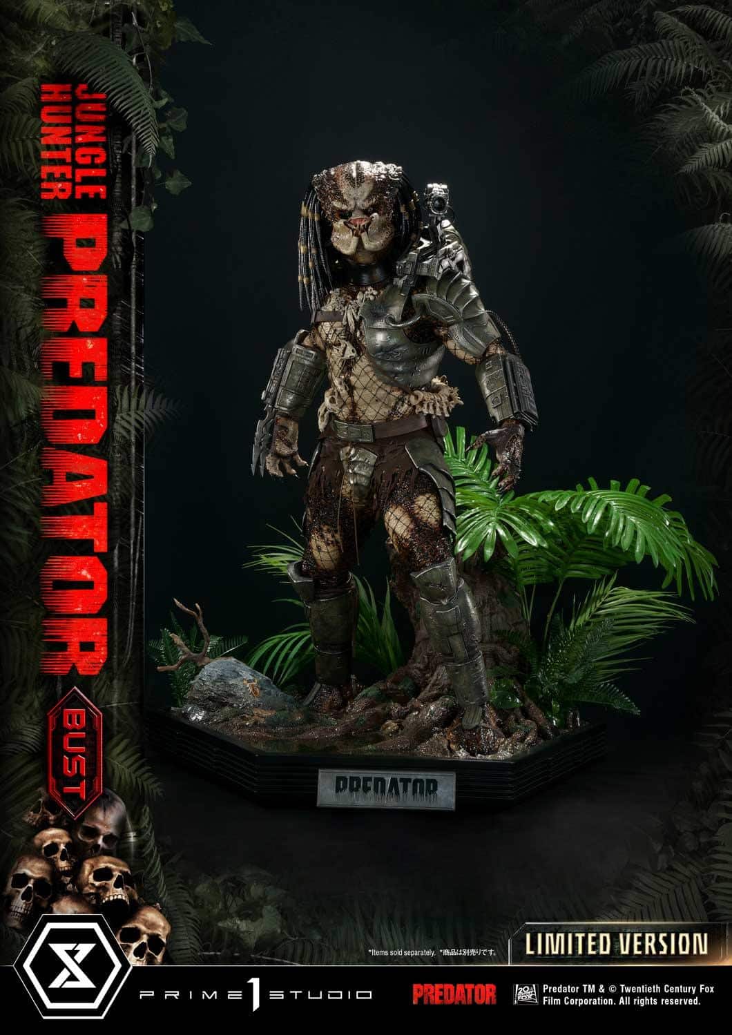 Prime 1 Studio Jungle Hunter Predator Limited Version Bust Statue ...