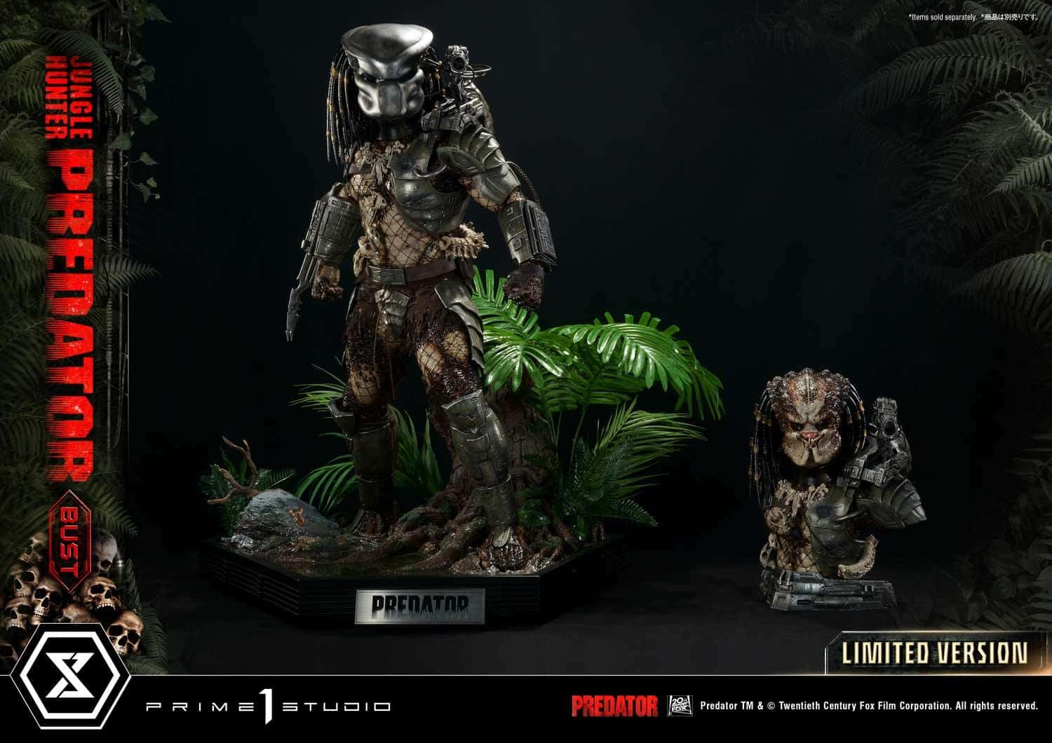 Prime 1 Studio Jungle Hunter Predator Limited Version Bust Statue ...