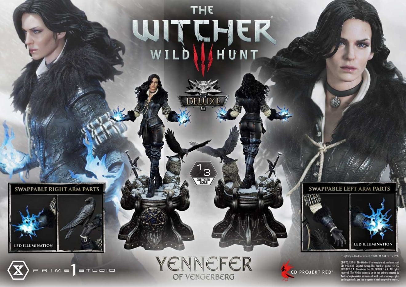 Prime 1 Studio Yennefer 1/3 Scale Statue The Witcher 3 Limited Collectibles - Comic Concepts
