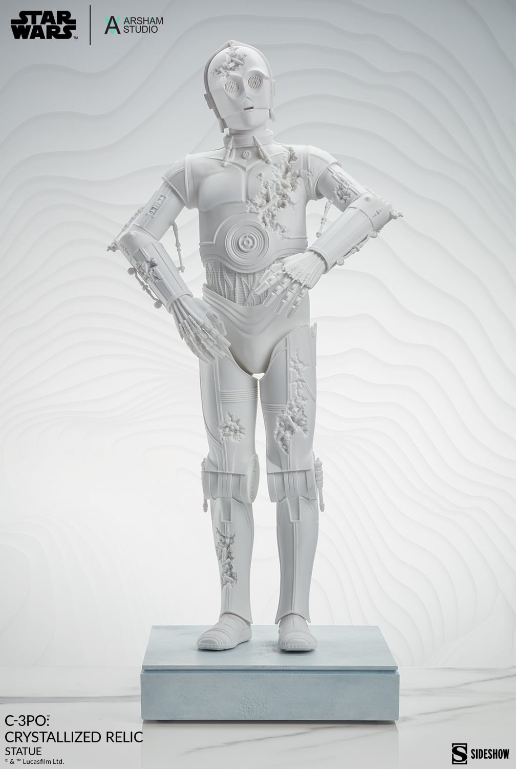 Arsham Studio C-3PO Crystallized Relic by Sideshow Collectibles - Comic ...