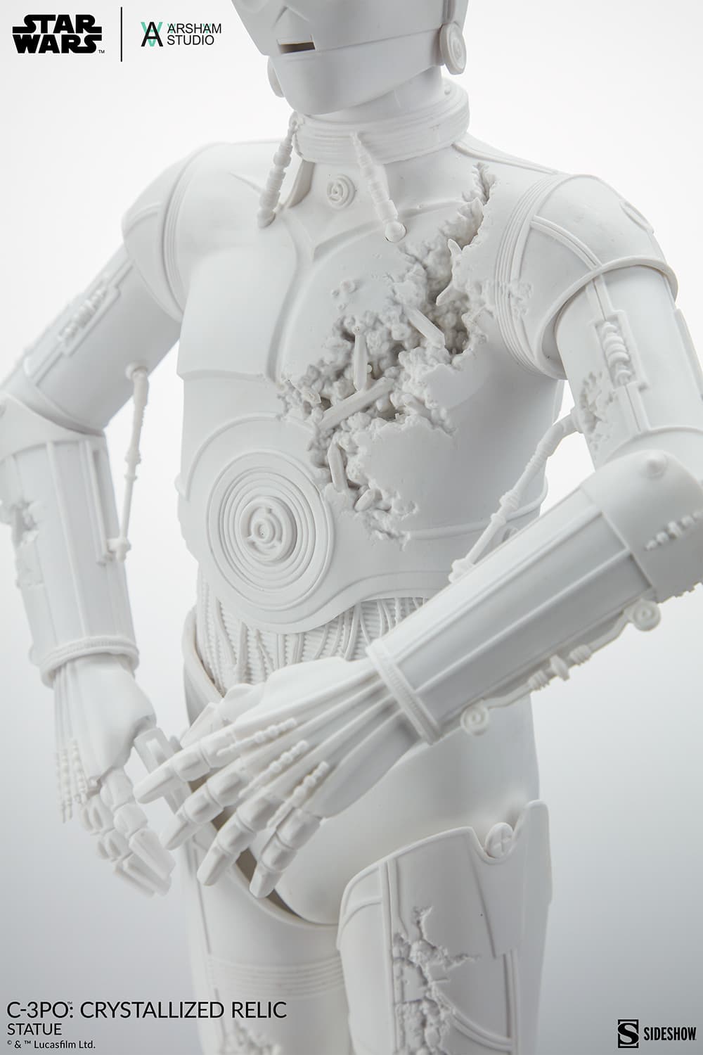 Arsham Studio C-3PO Crystallized Relic by Sideshow Collectibles - Comic ...