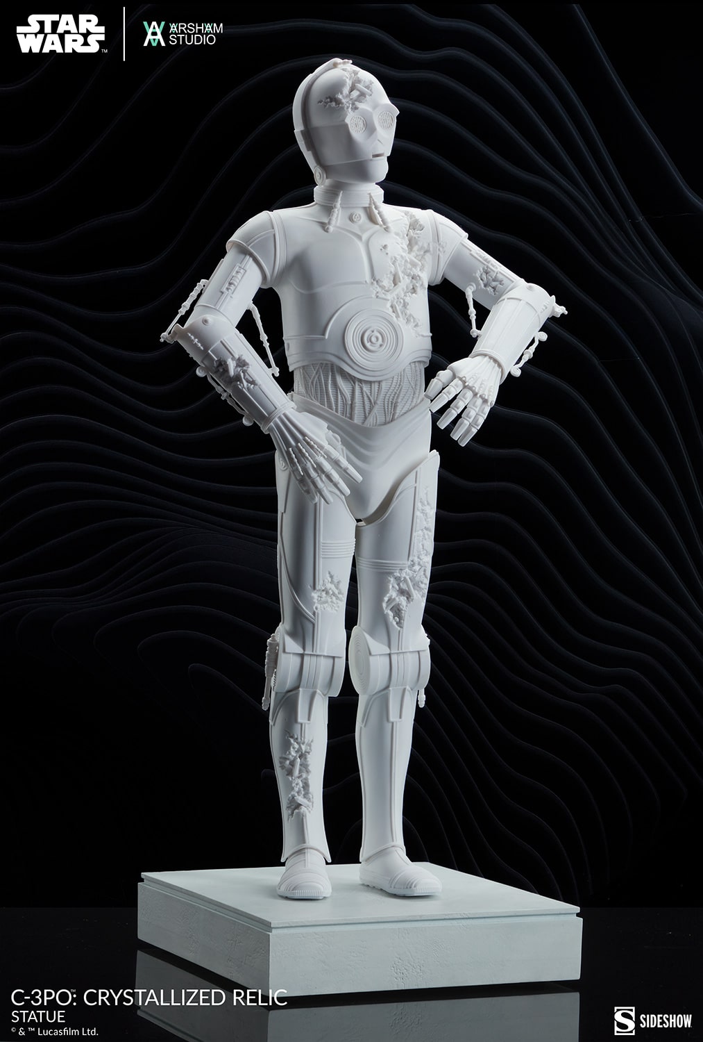 Arsham Studio C-3PO Crystallized Relic by Sideshow Collectibles - Comic ...