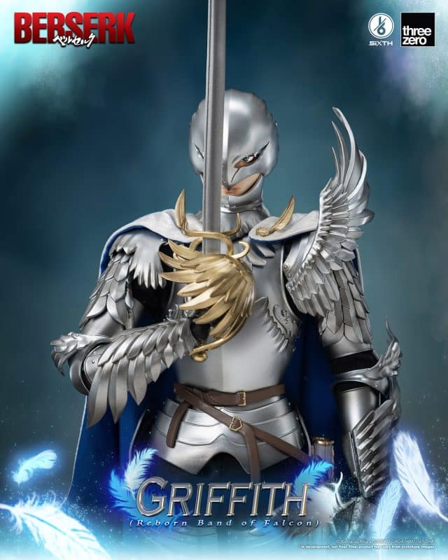 ThreeZero Griffith Figure Reborn Band Of Falcon BERSERK Sixth Scale ...