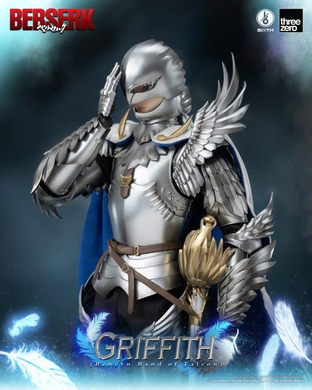 ThreeZero Griffith Figure Reborn Band Of Falcon BERSERK Sixth Scale ...