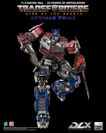 ThreeZero Optimus Prime DLX Figure Rise Of The Beasts Limited Transformers Collectible - Comic ...