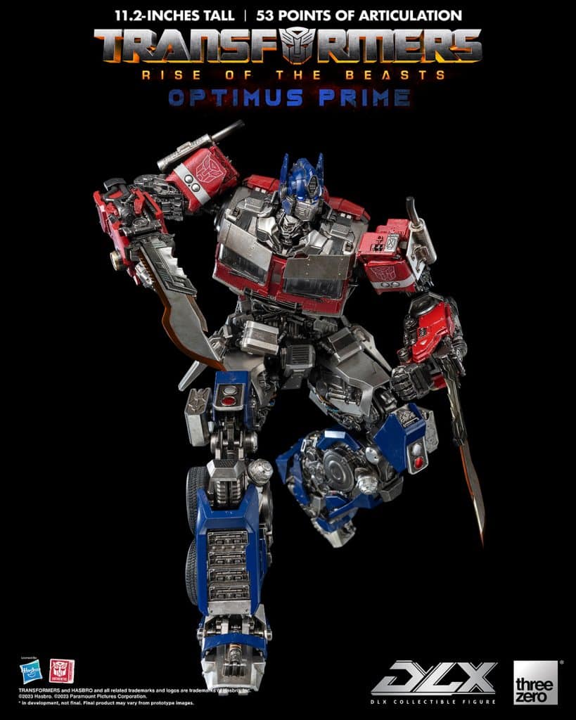 ThreeZero Optimus Prime DLX Figure Rise Of The Beasts Limited ...