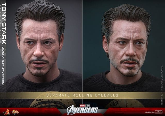 Hot Toys Tony Stark Mark VII Suit-Up Version Figure Iron Man Limited ...