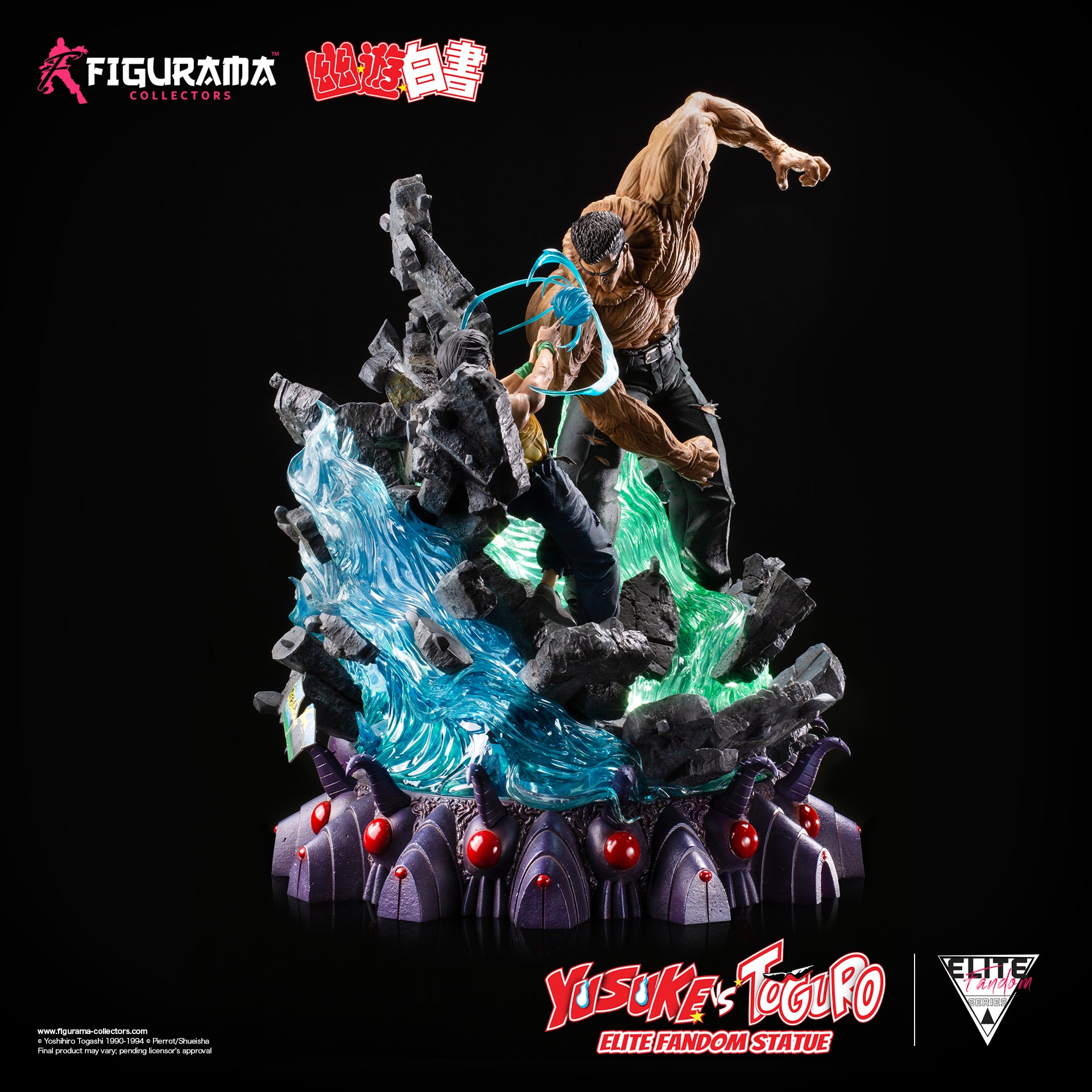 Figurama Yusuke vs Toguro Elite Fandom Statue Diorama YuYu Hakusho ...