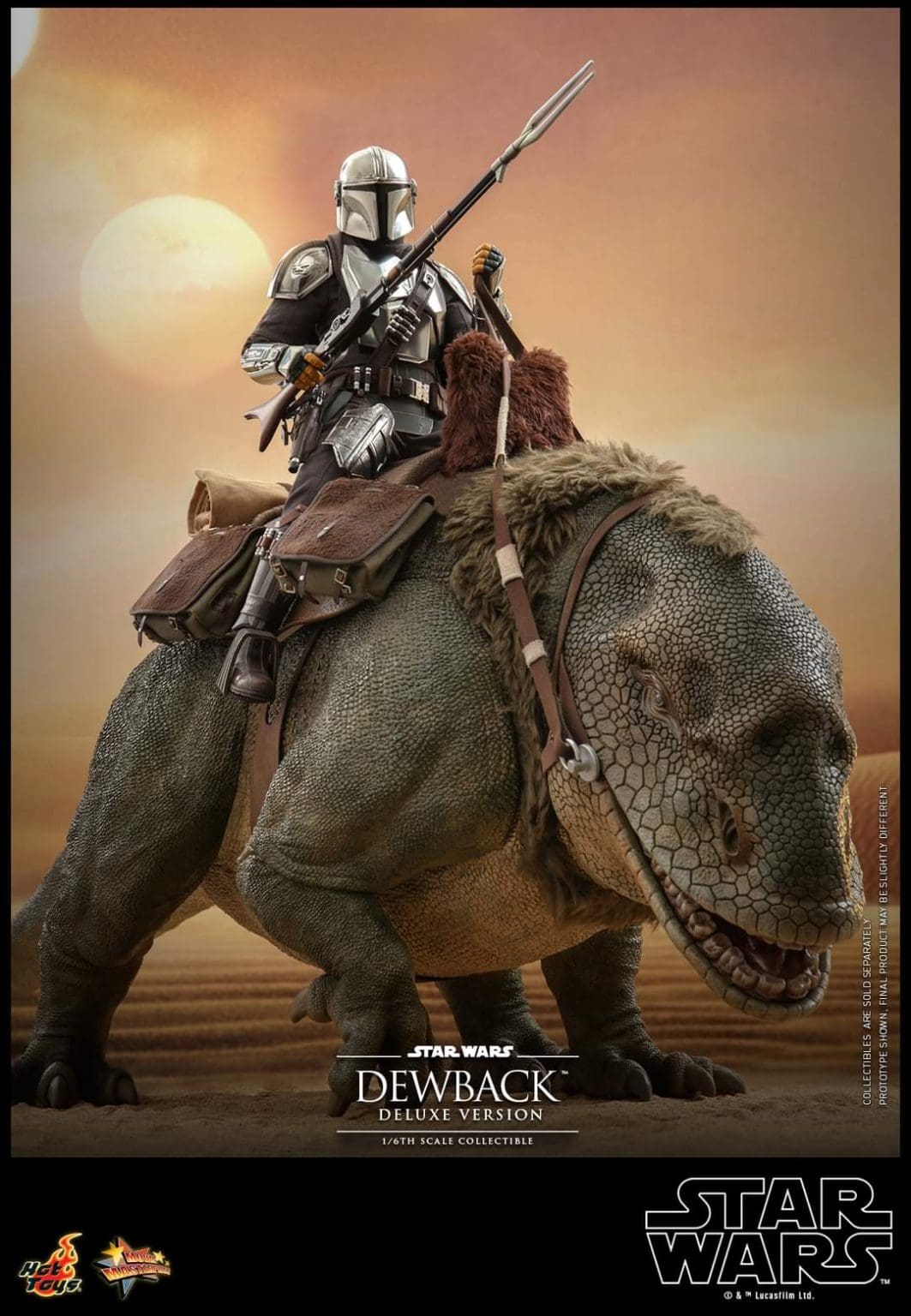 Hot Toys Dewback Figure Sixth Scale Star Wars Limited Collectible ...