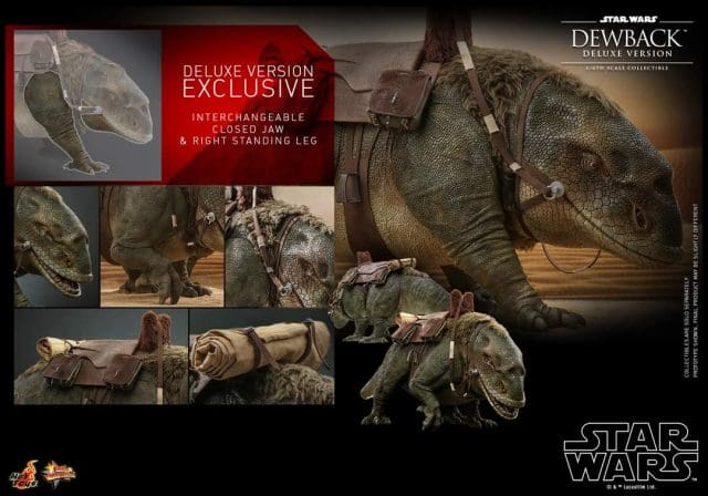 Hot Toys Dewback Figure Sixth Scale Star Wars Limited Collectible ...