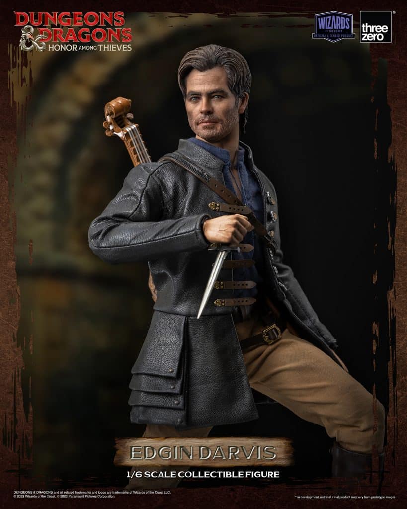 ThreeZero Edgin Darvis Figure Dungeons and Dragons Honor Among Thieves ...